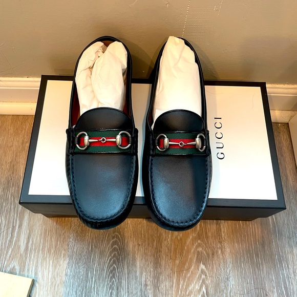 Gucci | Shoes | Gucci Mens Horsebit Loafers Worn Only Try On At Store ...